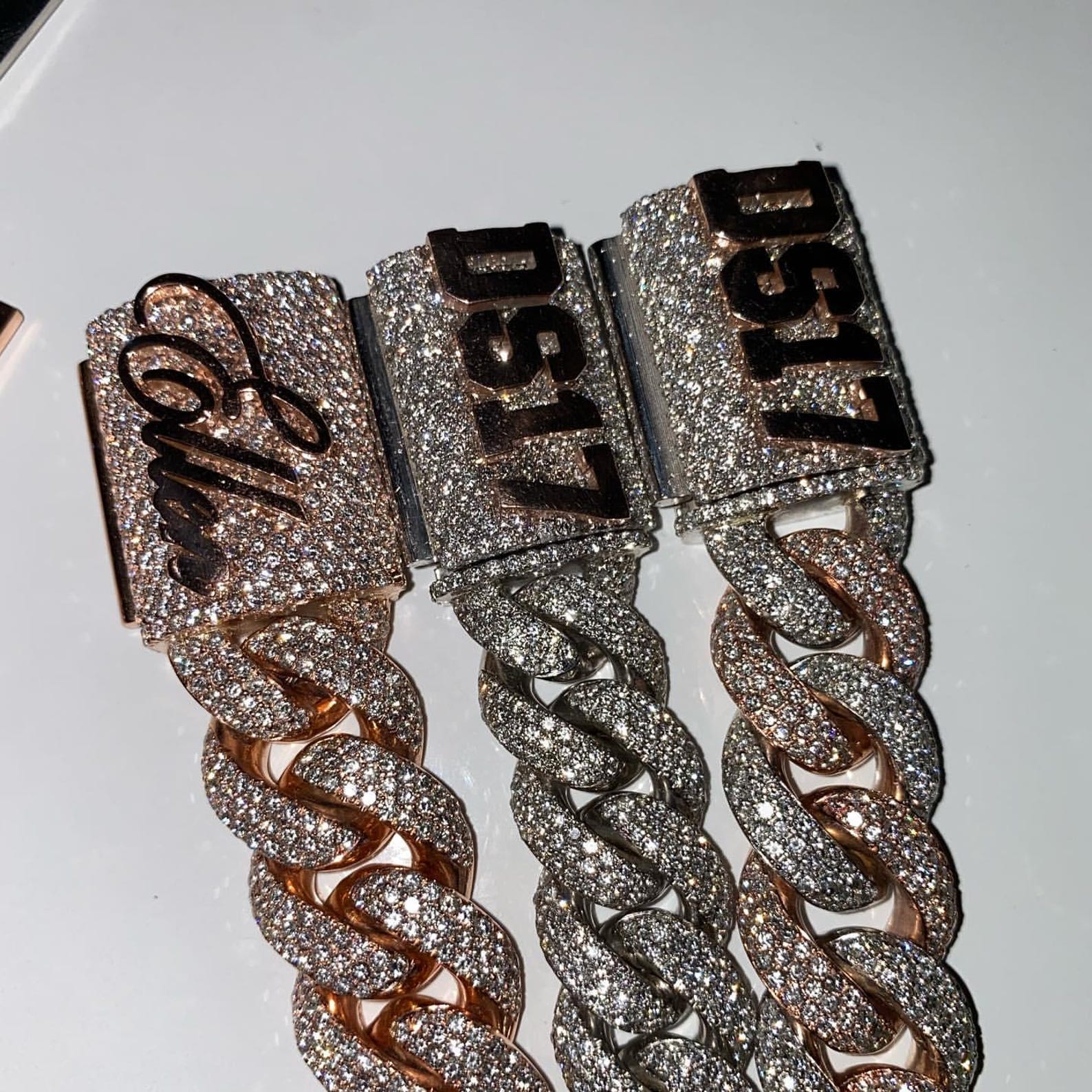 Iced Out VVS CVD Diamond 10K Real Gold 14mm Cuban Chain /iced Out Cuban ...