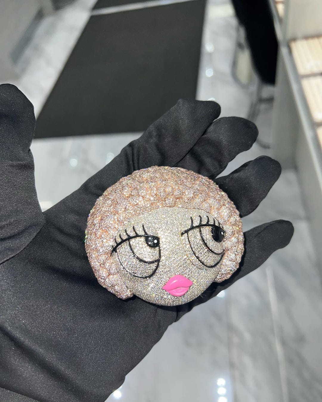 Iced Out Custom Cartoon Pendant | 2 X 2"|cartoon Hip Hop Jewelry| Bling ...