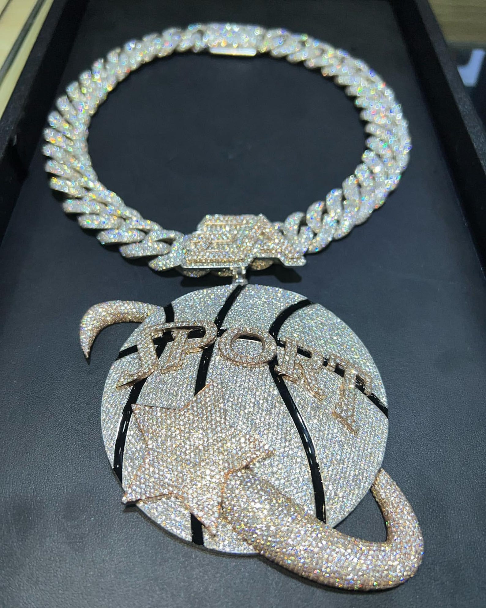 Iced Out VVS Moissanite Cartoon Pendant /iced Out Pendant/hiphop ...