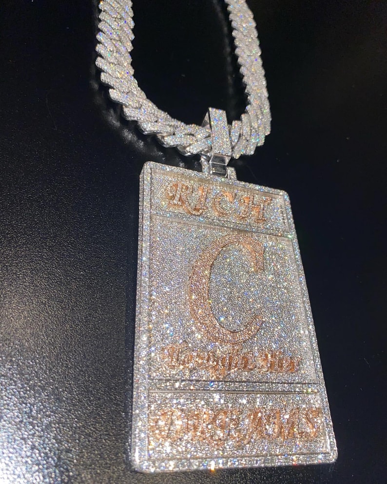 Iced Out VVS Moissanite Cartoon Pendant /iced Out Pendant/hiphop ...