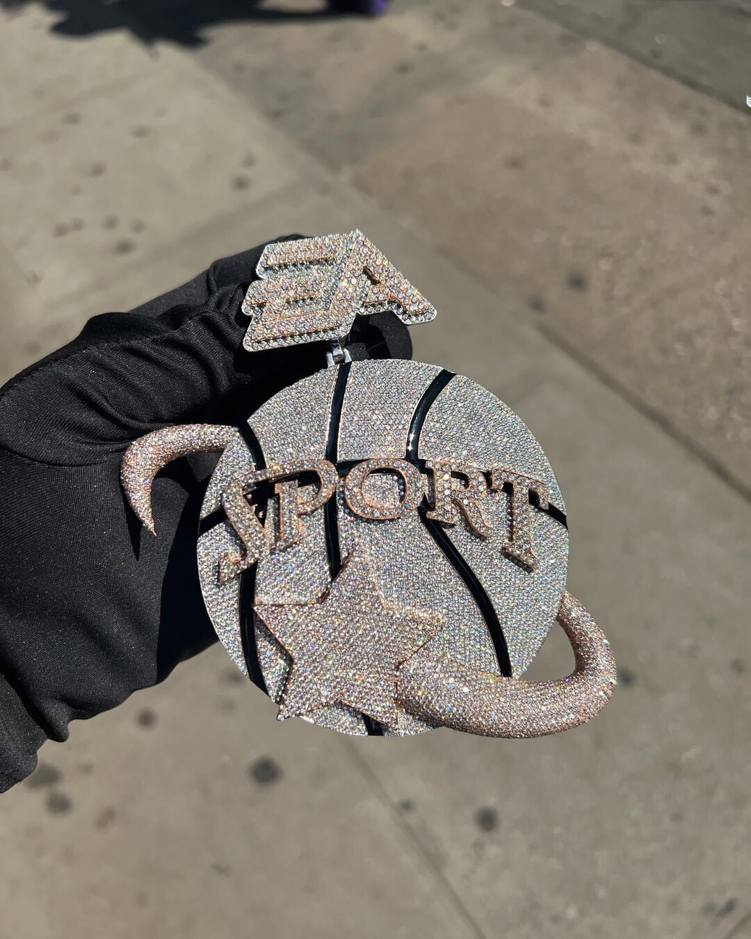 Iced Out VVS Moissanite Cartoon Pendant /iced Out Pendant/hiphop ...