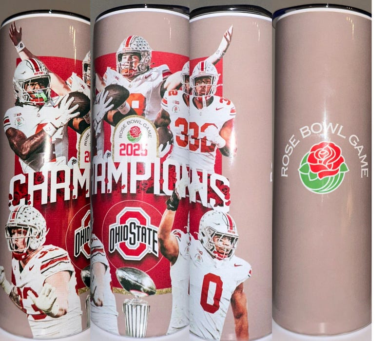 Ohio State 20oz Wrap, 20oz Skinny Tumbler Sublimation Design, Jpg, Png ...
