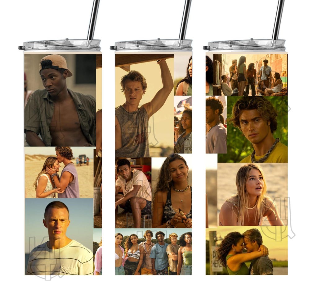 Outer Banks T.v Show Collage for 20oz Tumbler Wrap Png Digital Download ...