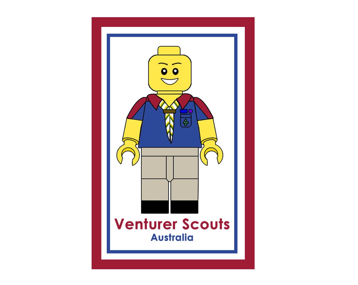 Venturer Scouts Australia Blanket Badge - Etsy