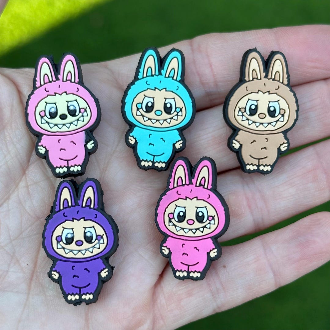 Little Monster PVC Focal Bead Set of 2 - Etsy