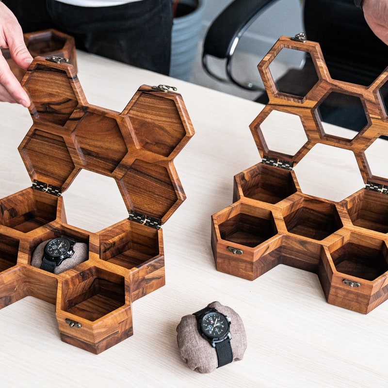 Wooden Box Watch Holder - Etsy
