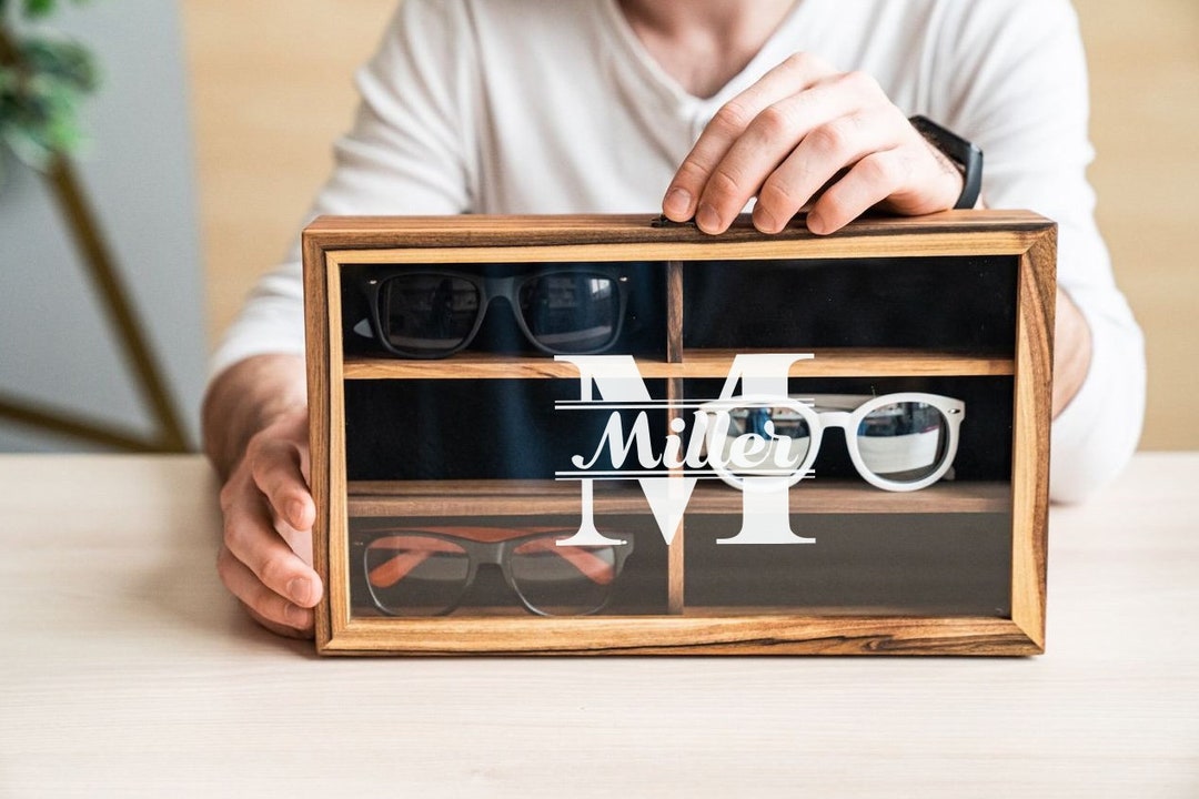 Eyeglasses Organizer, Custom Sunglasses Case, Wooden Sunglasses Box ...