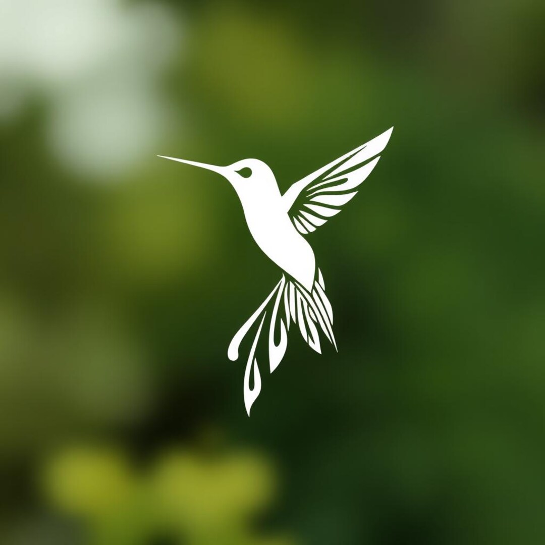 Hummingbird Vinyl Decal: Bird Lover Car and Truck Decals - Etsy