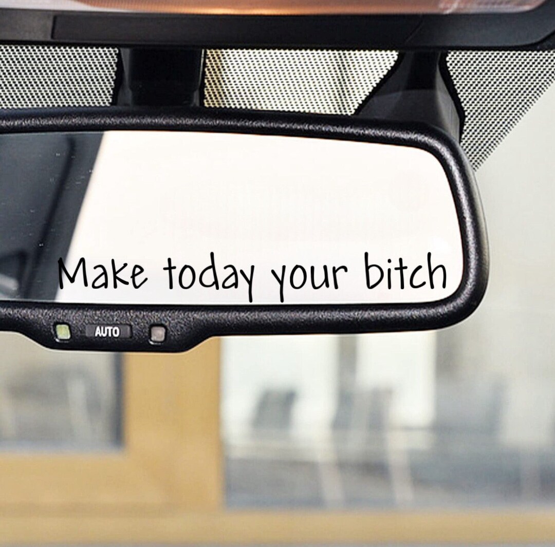 Make Today Your Bitch Micro Decal Choose Your Font - Etsy