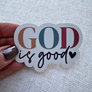 God is Good Sticker, Inspirational Stickers, Faith-based Gifts - Etsy