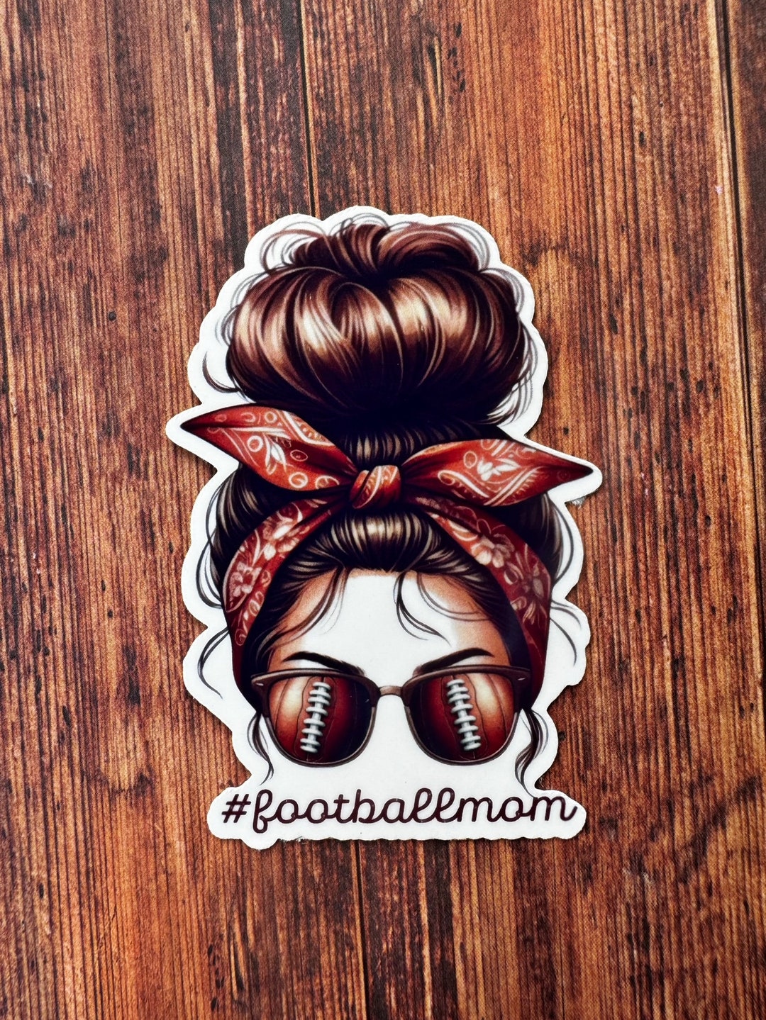 Football Mom Sticker: Waterproof, Scratch-resistant Pride - Etsy