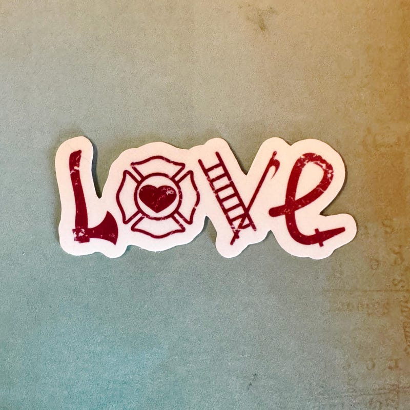 Firefighter Love - Etsy