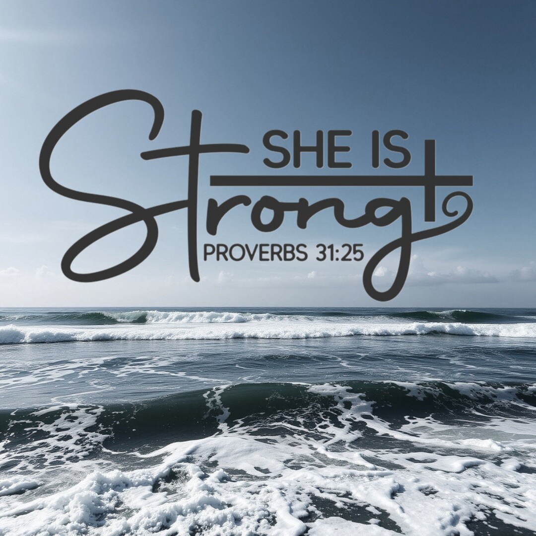 She is Strong Decal, Vinyl Decal, Custom Made Vinyl, Car Accessories ...