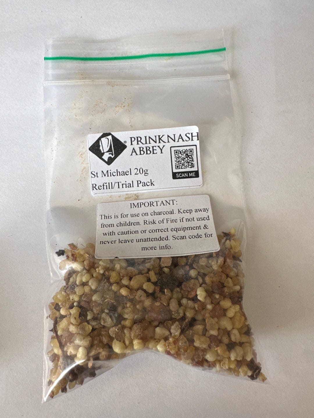 Prinknash Abbey Incense Trial & Refill Bags - St Michael Blend 20g, 50g ...