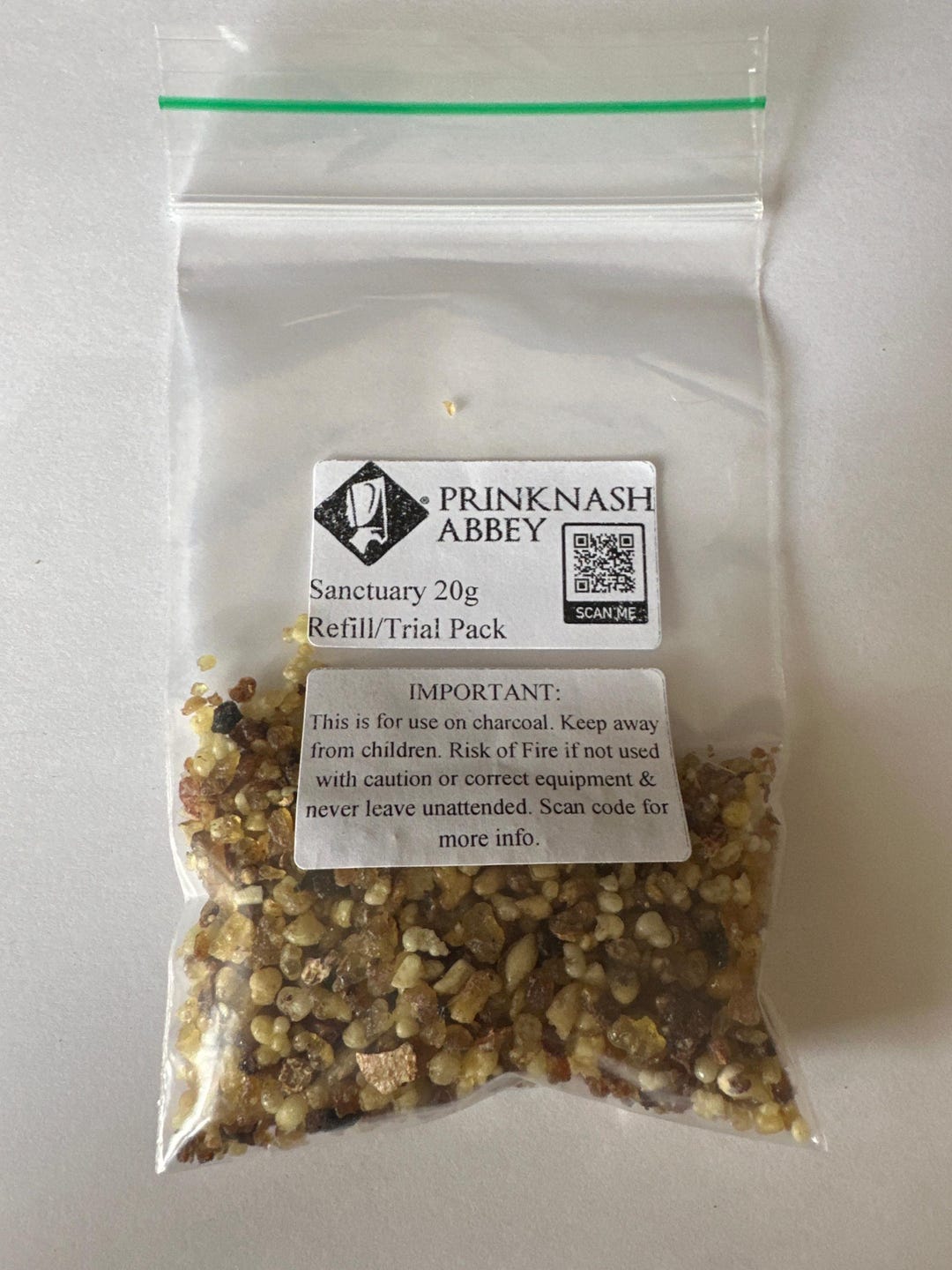 Prinknash Abbey Incense Trial & Refill Bags - Sanctuary Blend 20g, 50g ...