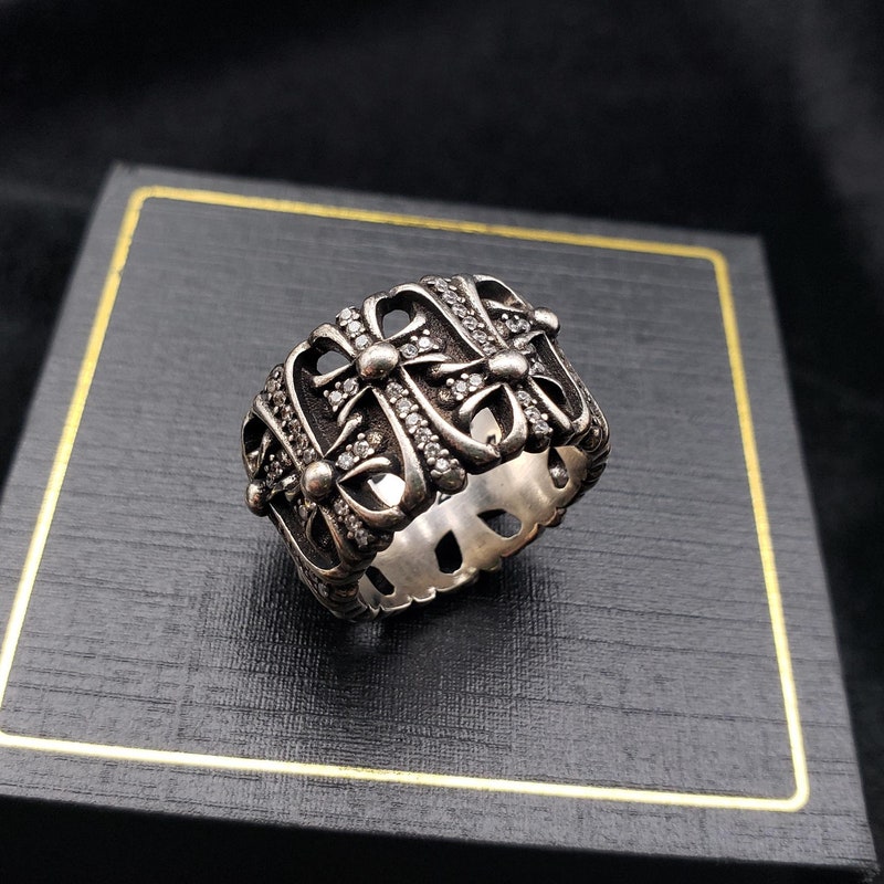 Chrome Hearts Ring - Etsy Canada