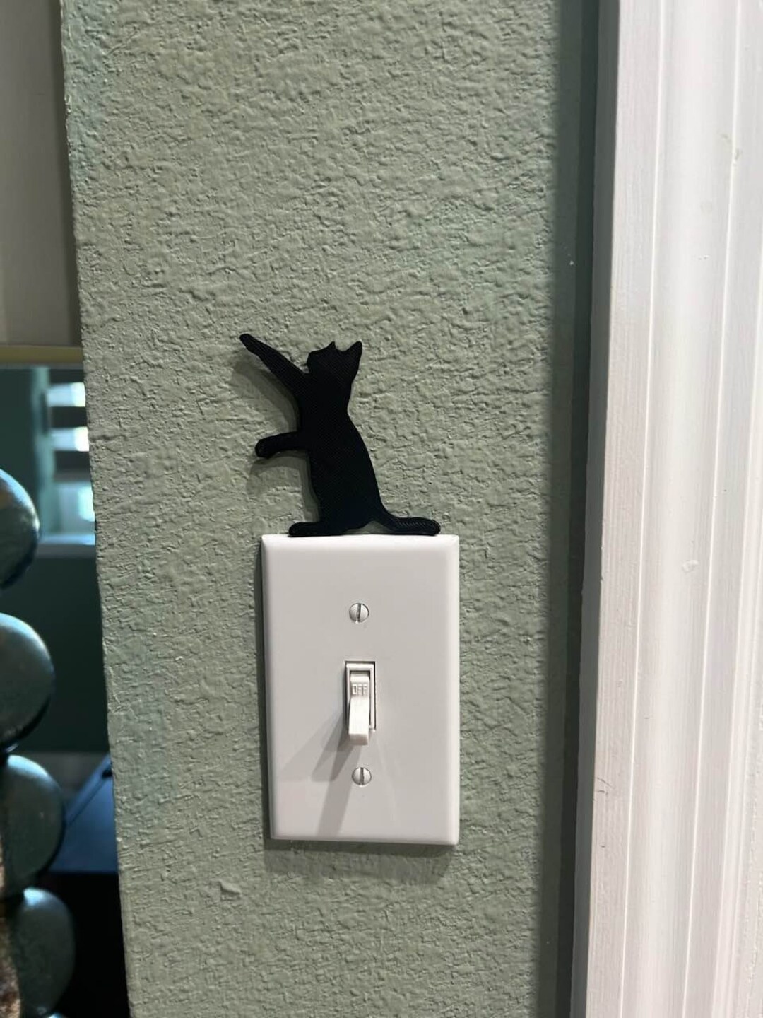 3d Printed Cat Light Switch and Door Decor CHECK DESCRIPTION - Etsy