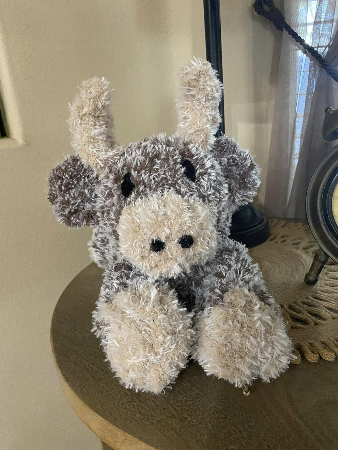Moochie the Plush Cow – Soft & Fuzzy Stuffed Animal Toy, Handmade ...