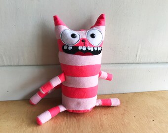 Chocolate Cat Plush - Etsy