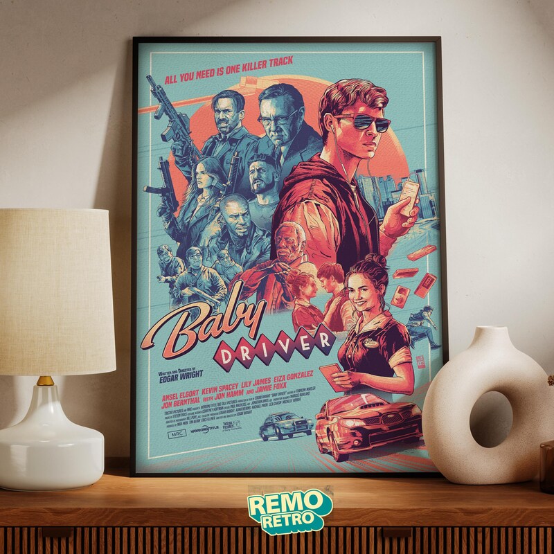 Baby Driver Poster - Etsy