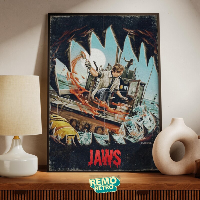 Jaws Poster - Etsy
