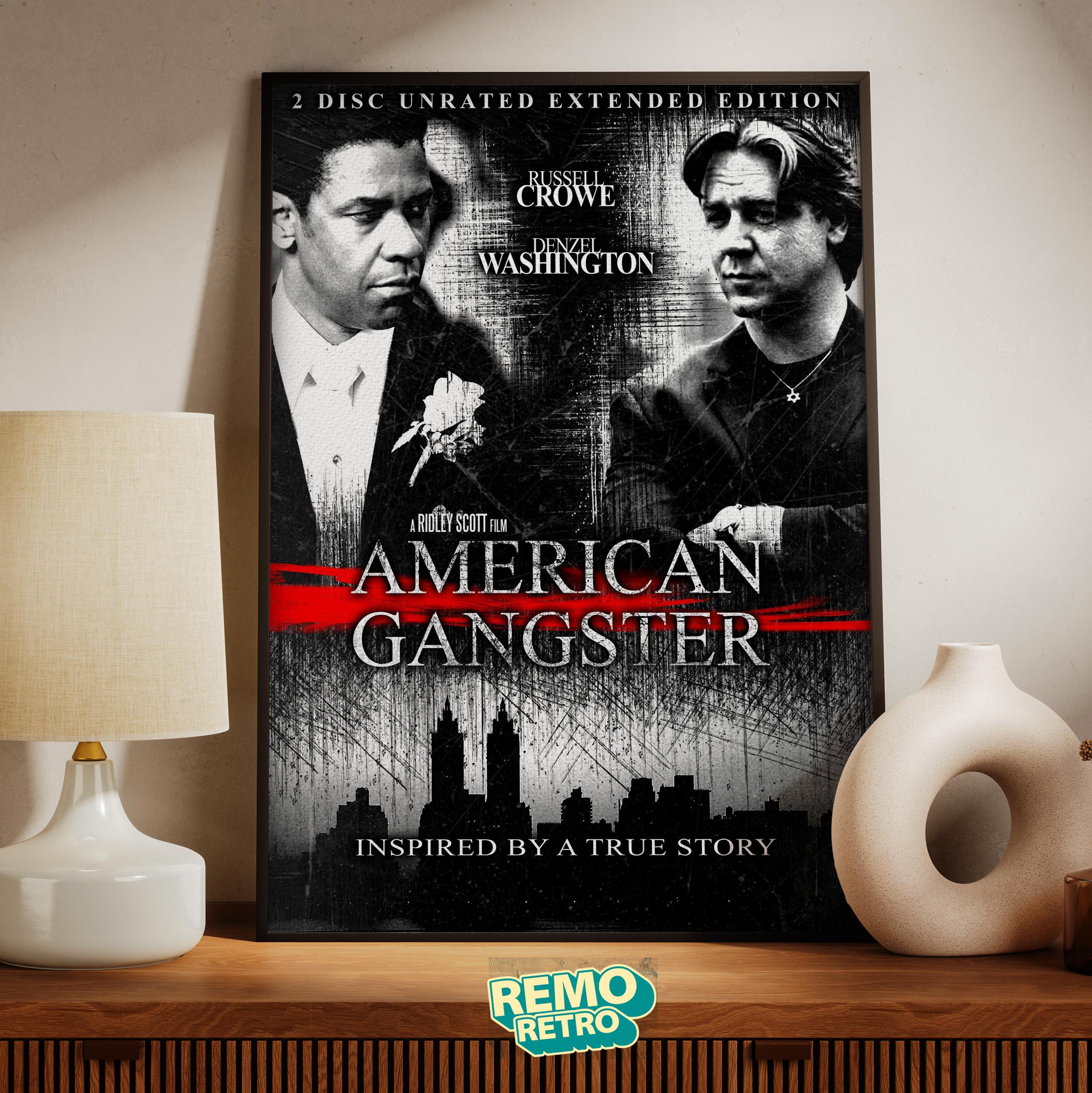 American Gangster Poster Wall Art Wall Prints Home Decor Canvas Print ...