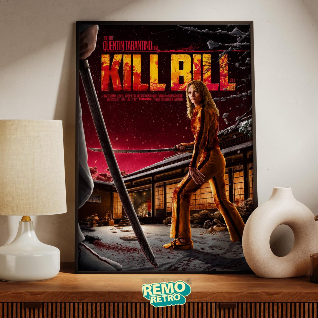 Kill Bill Poster Wall Art Wall Prints Home Decor Canvas Print Gift ...