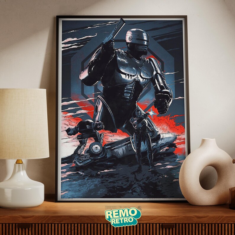 Robocop Poster Wall Art Wall Prints Home Decor Canvas Print Gift Poster ...