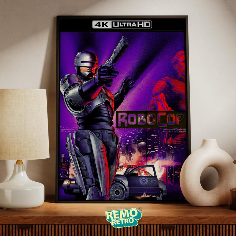 Robocop Poster Wall Art Wall Prints Home Decor Canvas Print Gift Poster ...