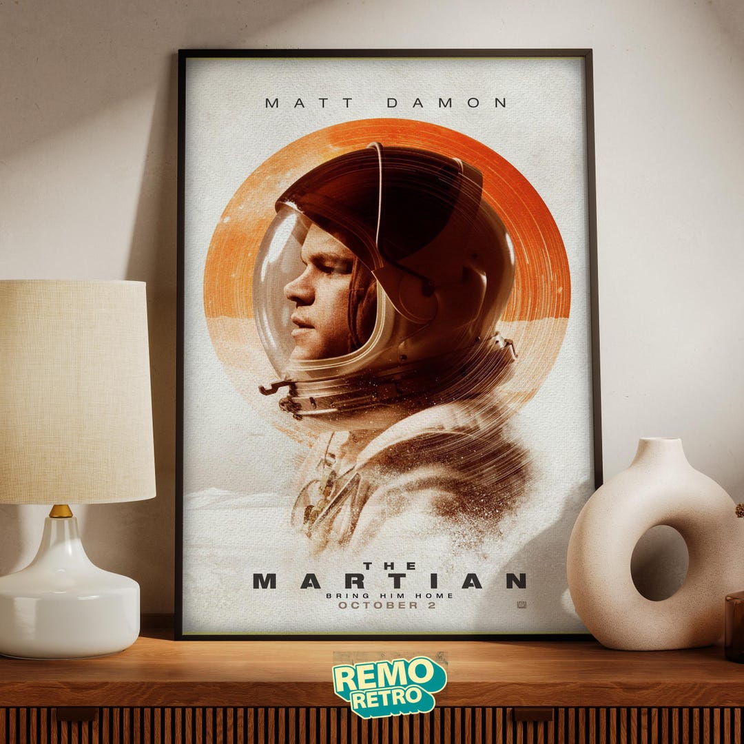 The Martian Poster Wall Art Wall Prints Home Decor Canvas Print Gift ...