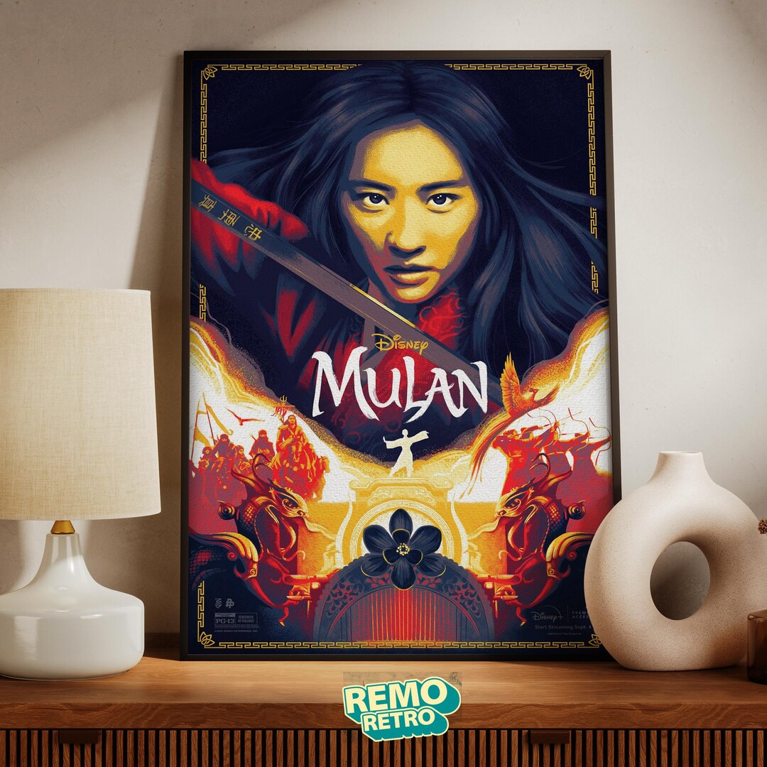 Mulan Poster Wall Art Wall Prints Home Decor Canvas Print Gift Poster ...
