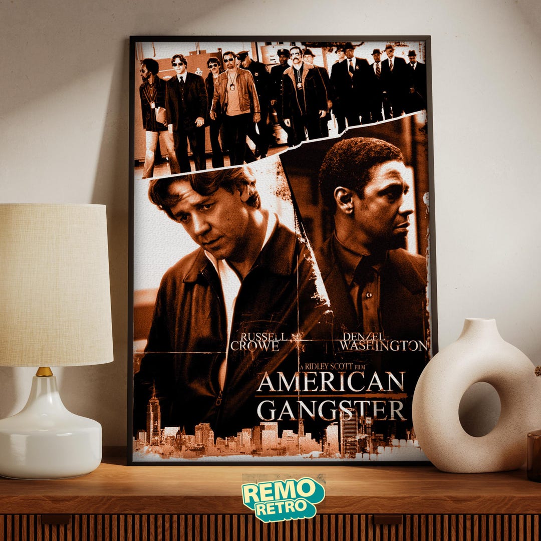 American Gangster Poster Wall Art Wall Prints Home Decor Canvas Print ...