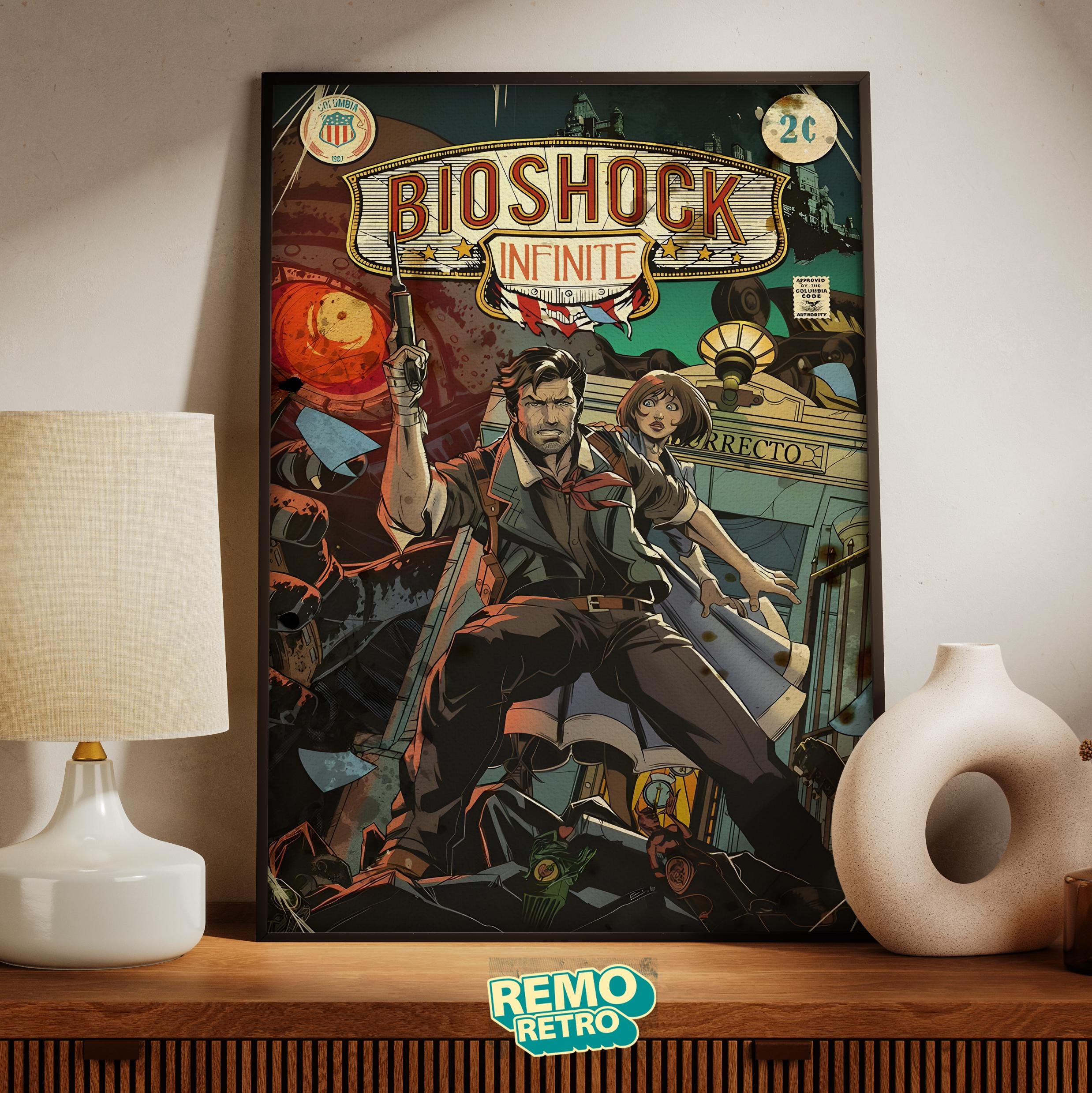 Bioshock Poster Wall Art Wall Prints Home Decor Canvas Print Gift ...