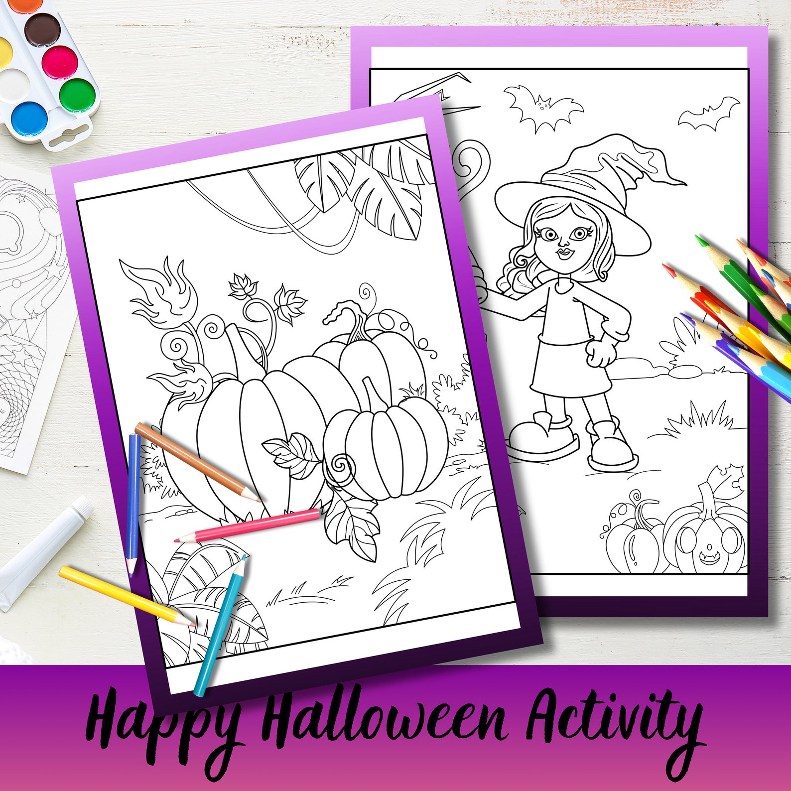 Fun & Engaging Kids Activity Bundle – Coloring Pages, Dot-to-dot, Tic ...