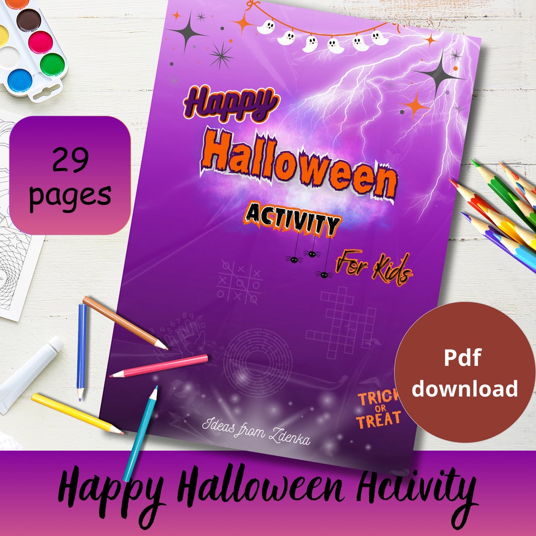 Fun & Engaging Kids Activity Bundle – Coloring Pages, Dot-to-dot, Tic ...