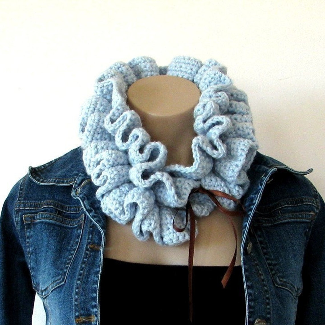 Crochet Scarf Pattern Crochet Neckwarmer Pattern Hyperbolic Crochet ...