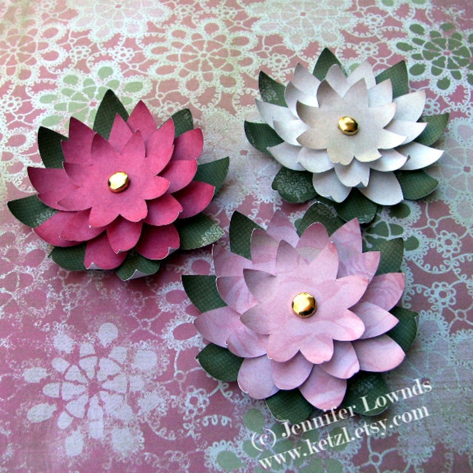 Printable Templates & Instructions Tutorial How to Make Paper - Etsy