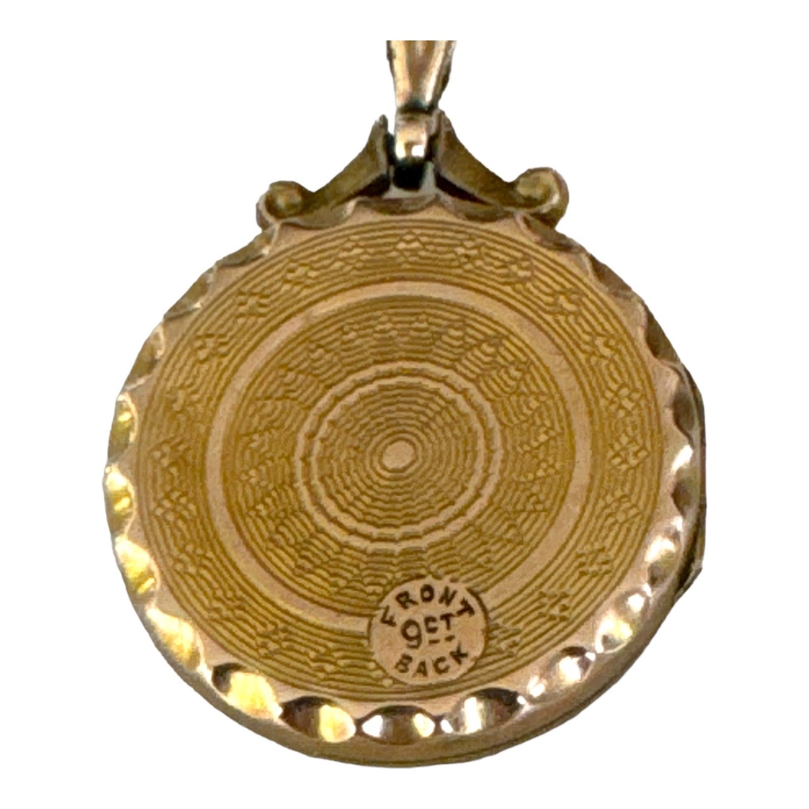 Antique Edwardian 9ct Yellow Gold Locket - Etsy