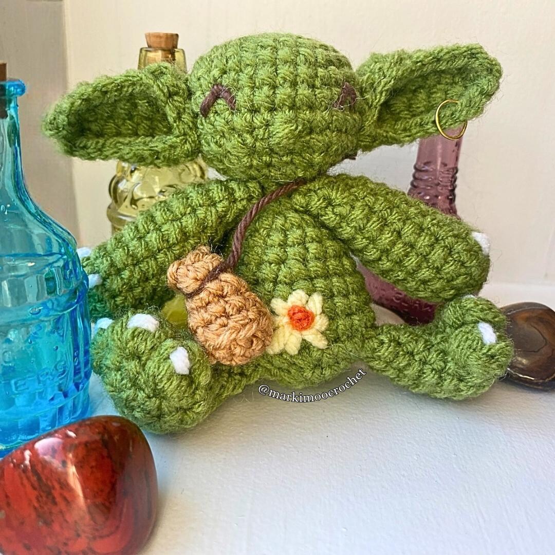 Forest Goblin Crochet Mini Plush Amigurumi - Etsy