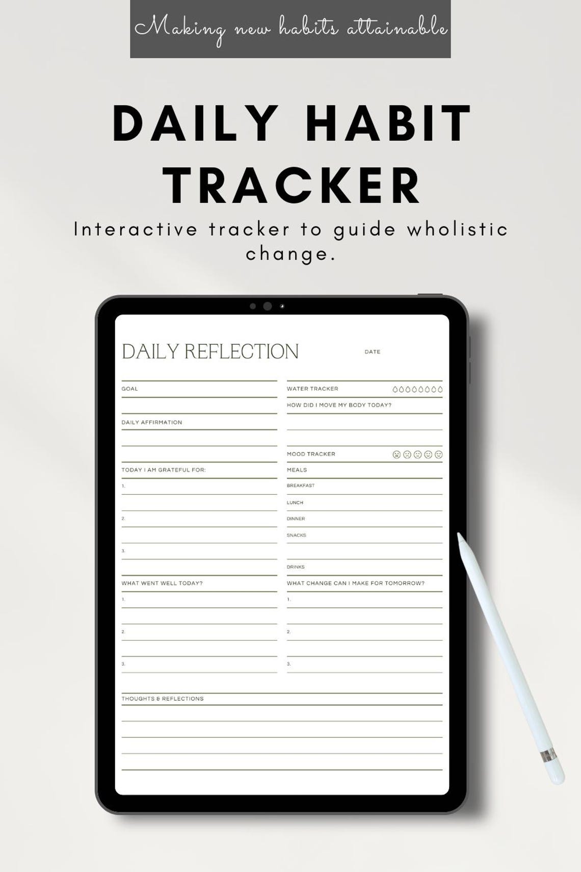 The Change Journal: Tracking 100 Days of Change - Etsy