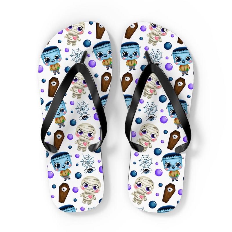 Halloween Flip Flops - Etsy