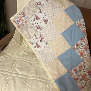 Winnie the Pooh Baby Quilt Winnie the Pooh Nursery Bedding Cute, Cozy, & Perfect Gift for ...