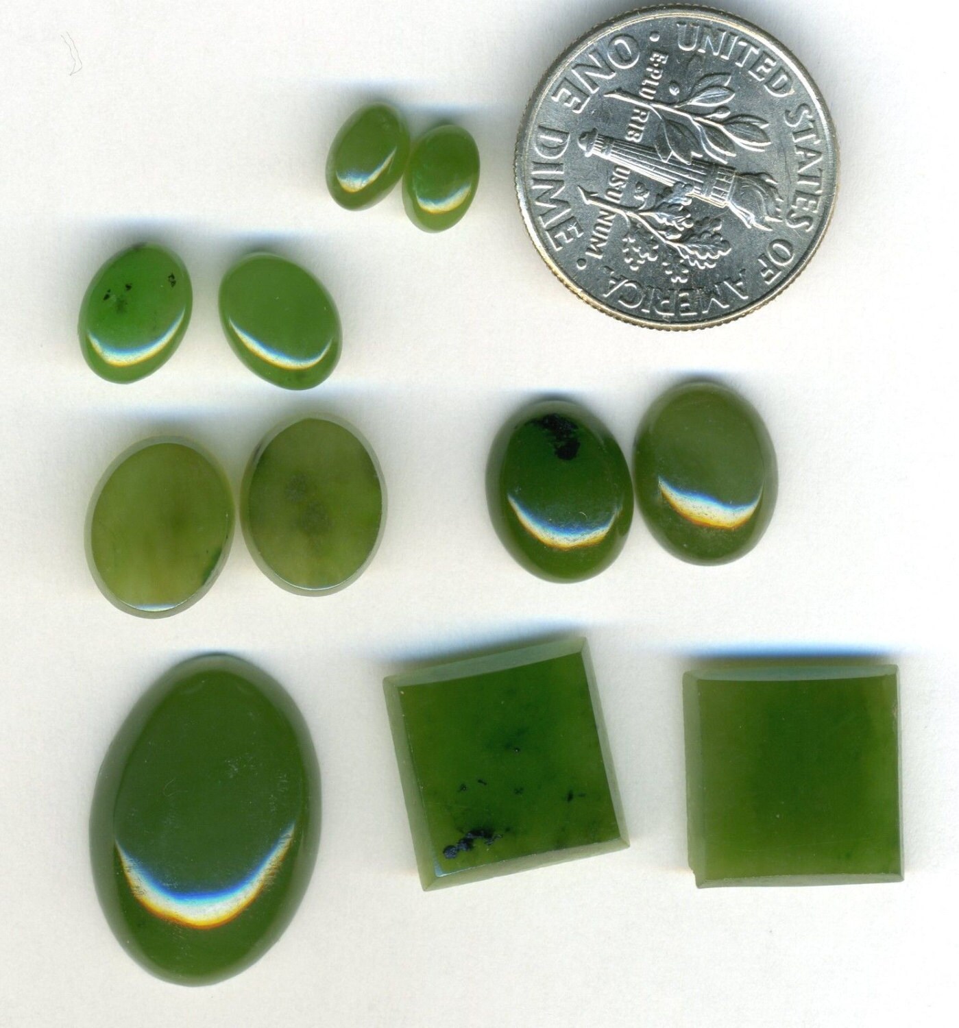 CANADIAN NEPHRITE JADE One Faceted Geometrics Large Pendant Bead - Etsy