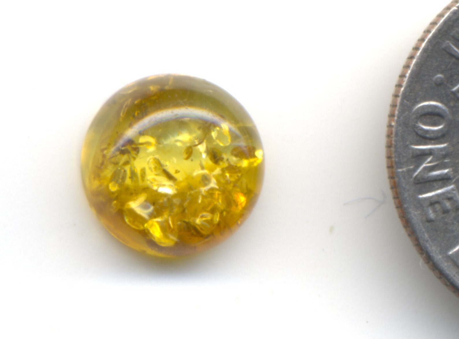 AMBER Natural Baltic Amber ONE 8mm Round Cabochon Sopot Poland - Etsy