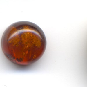 AMBER Natural Baltic Amber ONE 8mm Round Cabochon Sopot Poland - Etsy