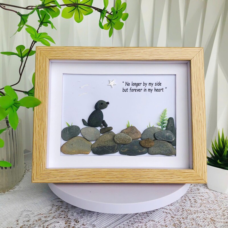 Pebble Art Dogs - Etsy