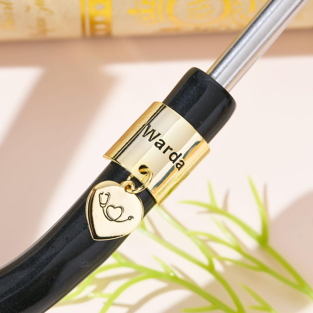 Custom Stethoscope Name Tag, Stethoscope ID Charm, Stethoscope Cuff ...