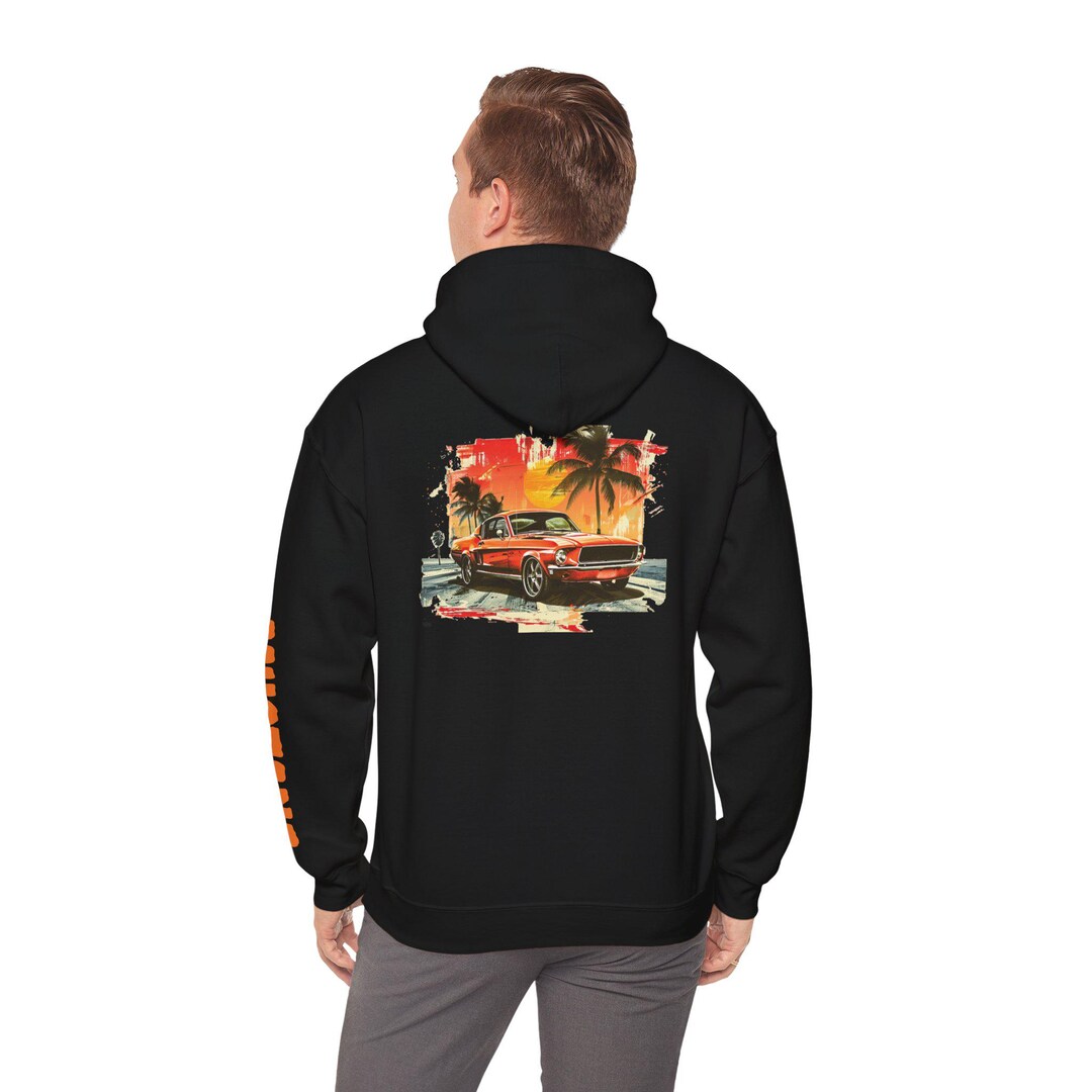 Mustang GT Hoodie, Car Enthusiast Gift, Muscle Car Apparel, Street ...