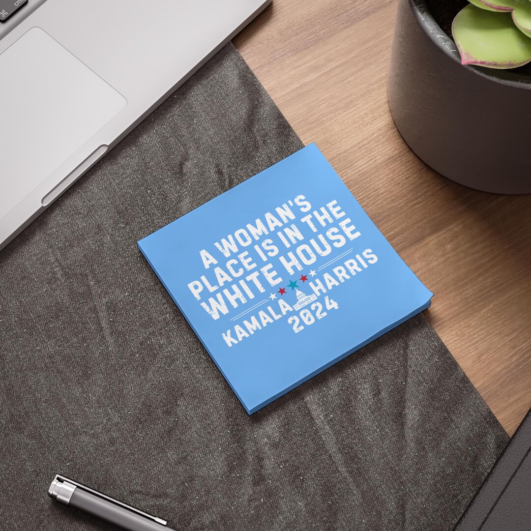 Kamala Harris Sticky Note Election 2024 Post It Vote President Harris ...