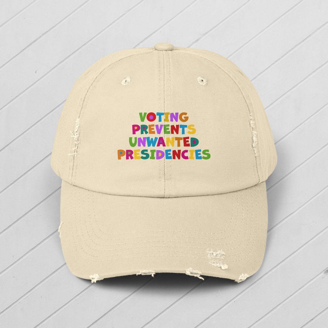 Vote Distressed Hat for Election Party Vote Kamala Harris Democrat ...